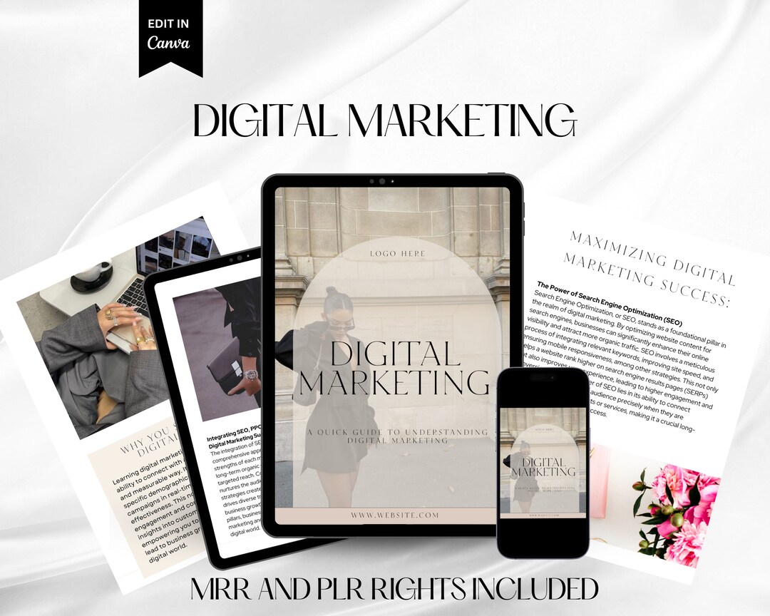 Digital Marketing, MRR, Master Resell, PLR, Done for You Guide,private ...