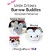 Little Critters No Sew Burrow Buddies Crochet Pattern 7 Pack (toad ...