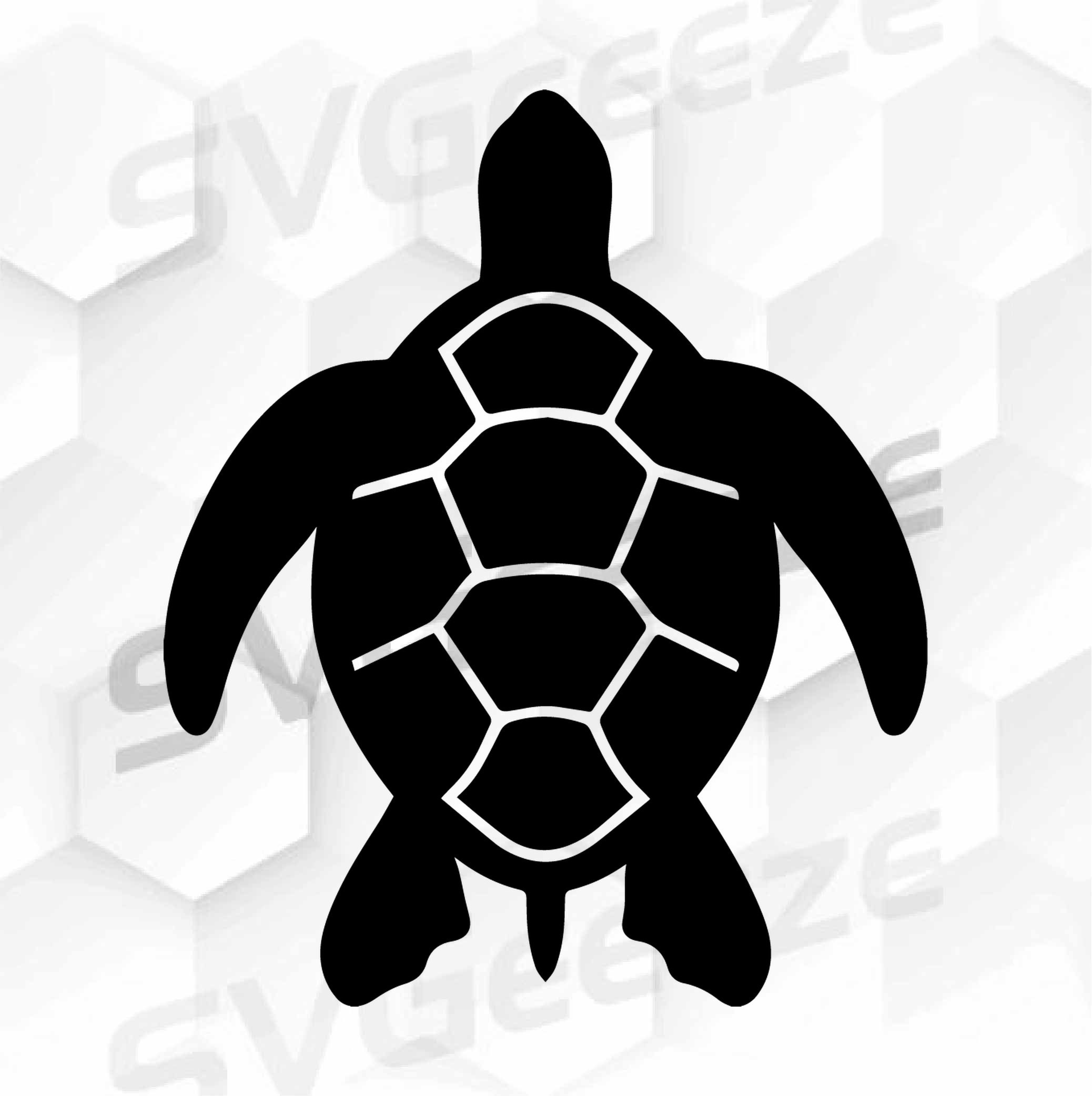 Turtle Cut File, SVG, Silhouette, Scalable Vector, Downloadable ...