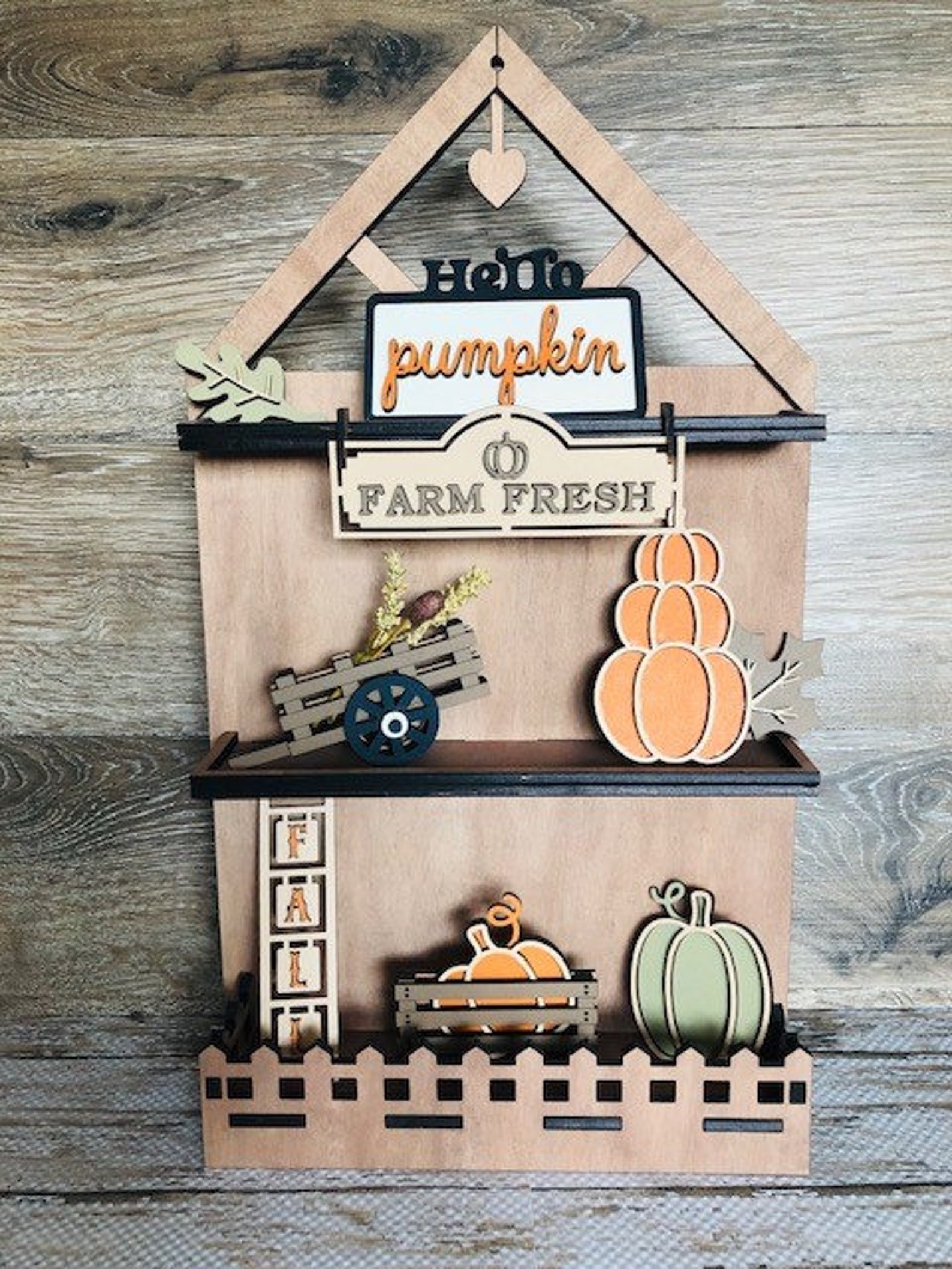 Mini Fall Tiered Tray | Etsy