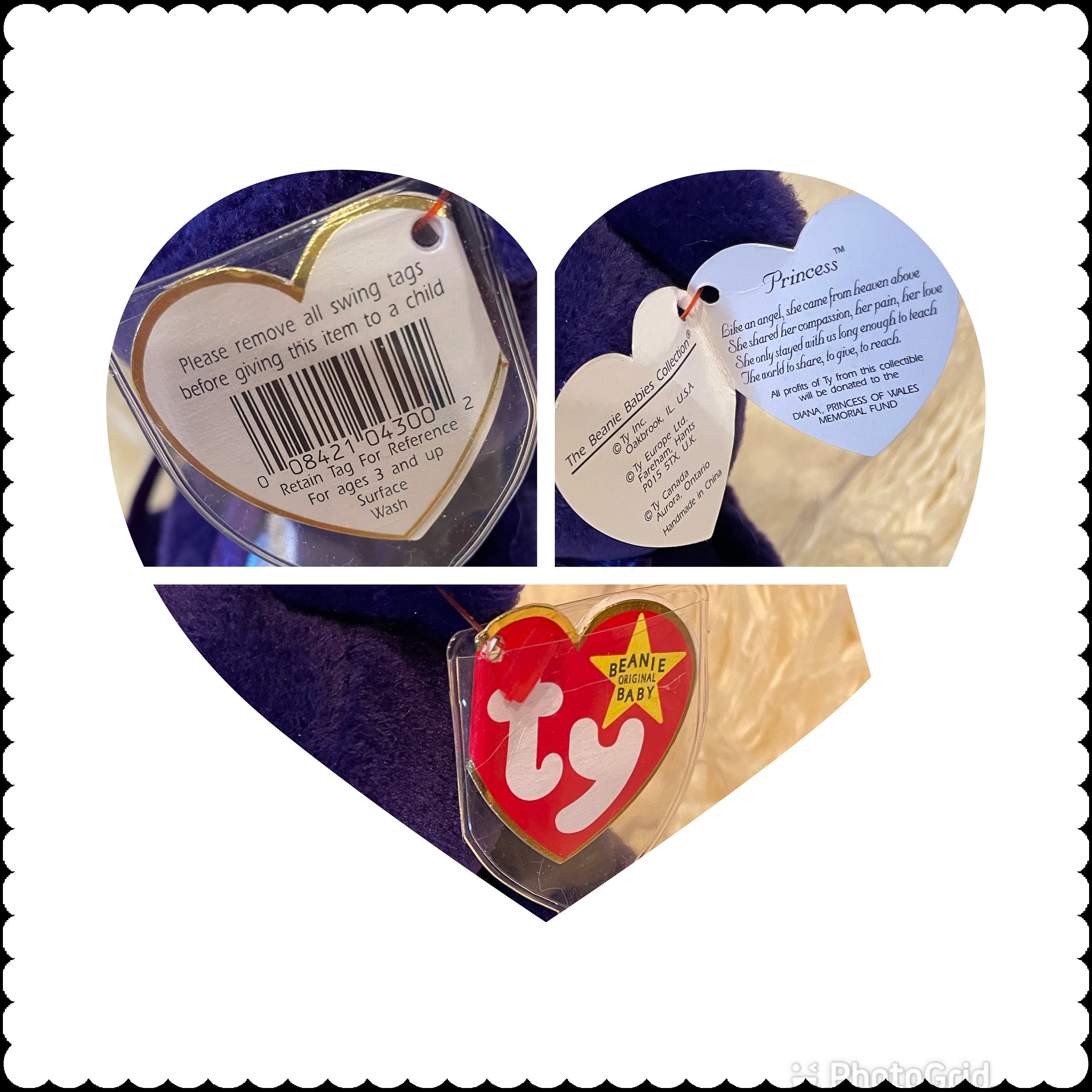 Princess Diana Beanie Baby - Etsy