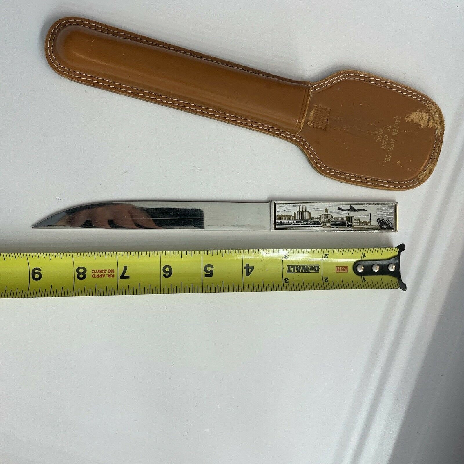 Vintage Solingen Germany Ruler / Letter Opener With Cowhide - Etsy