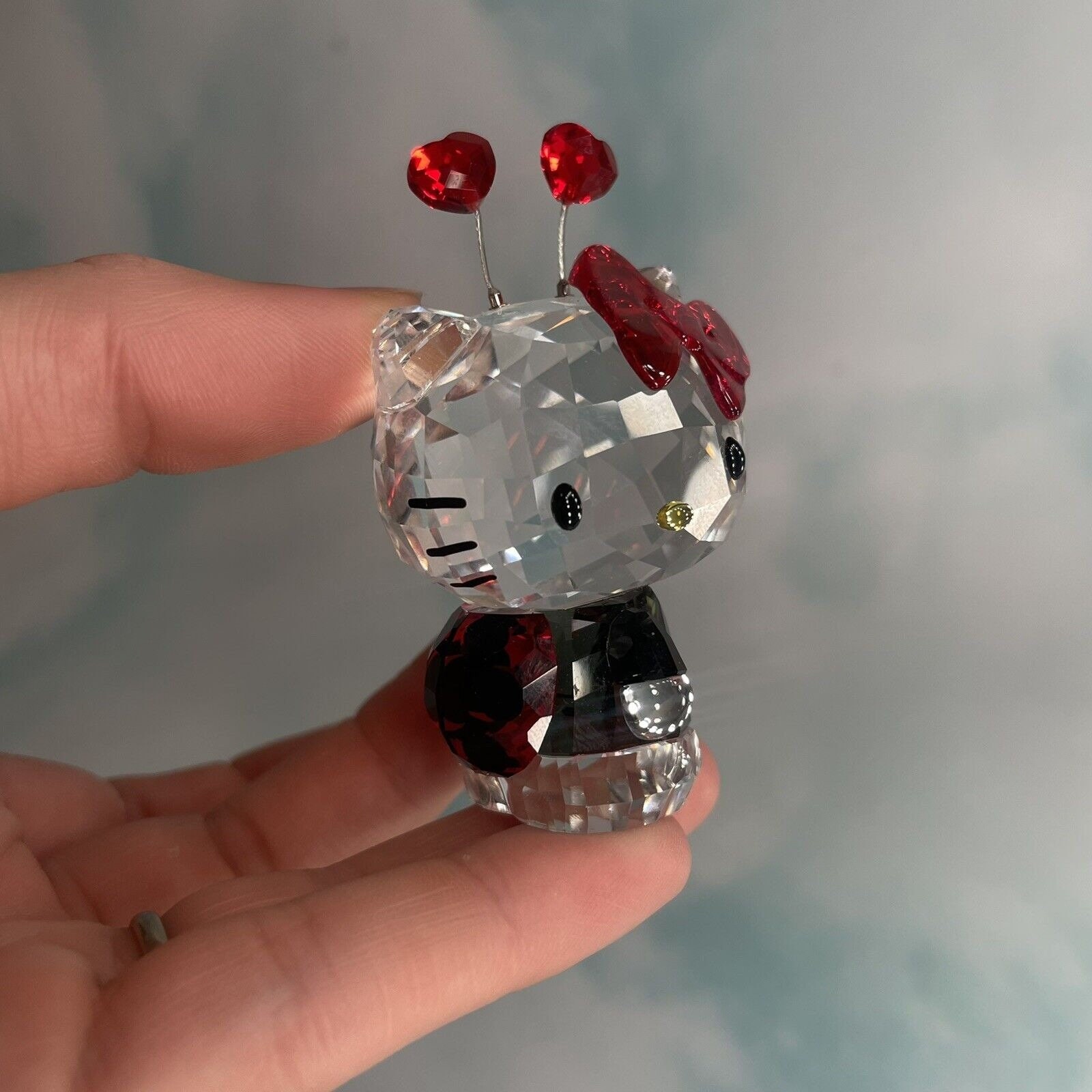 Swarovski Crystal Hello Kitty Ladybug Figurine CUTE - Etsy