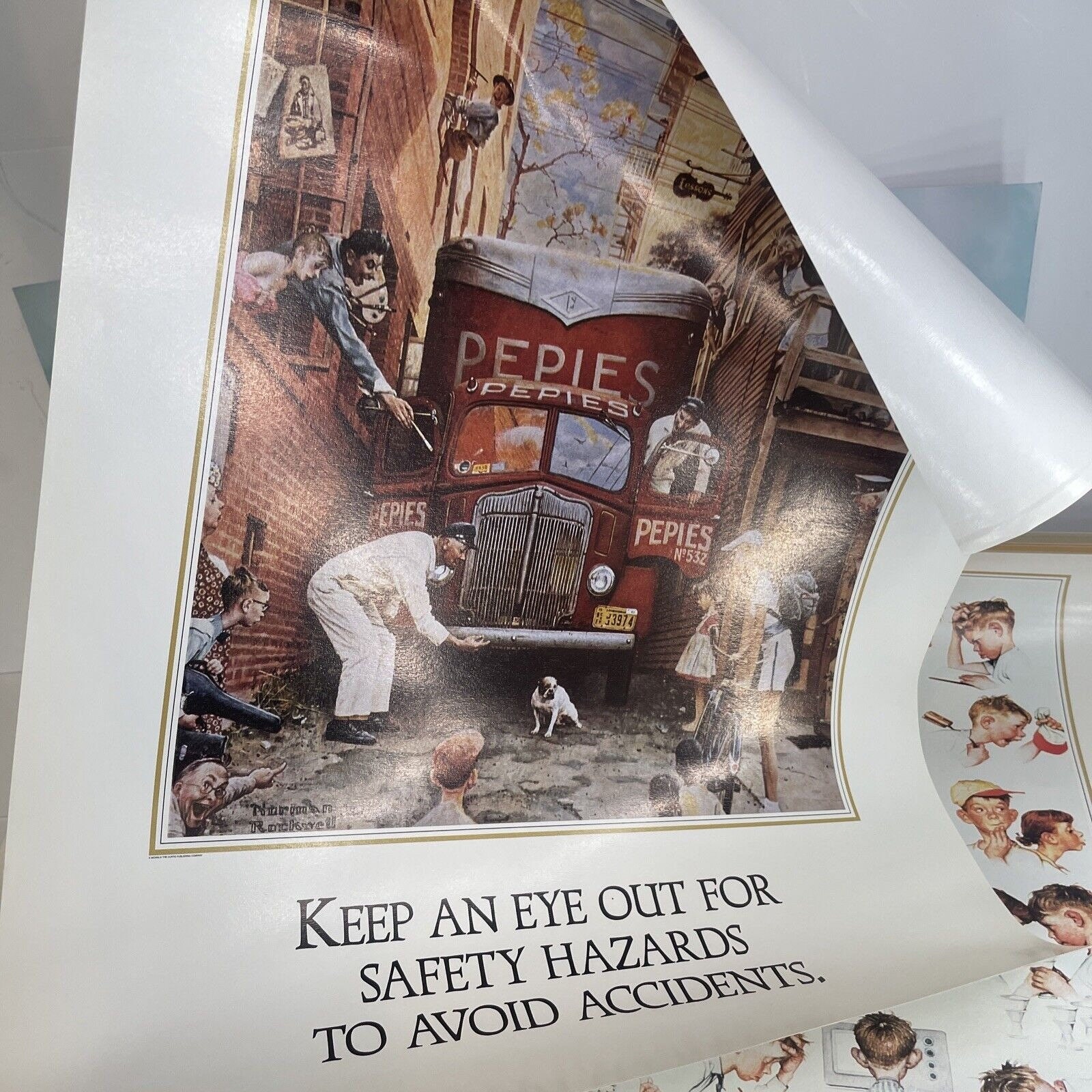 Huge Lot Norman Rockwell Masterpiece Print Posters Workplace Motivation ...