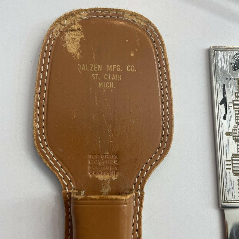 Vintage Solingen Germany Ruler / Letter Opener With Cowhide - Etsy