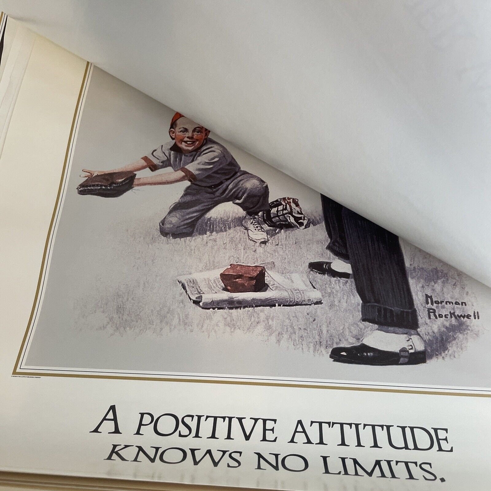 Huge Lot Norman Rockwell Masterpiece Print Posters Workplace Motivation ...
