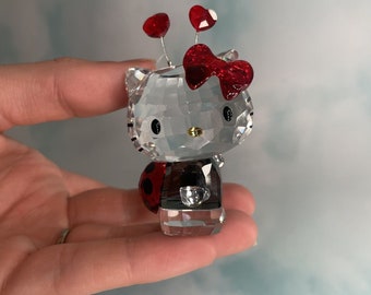 Crystal Ladybug Figurine - Etsy
