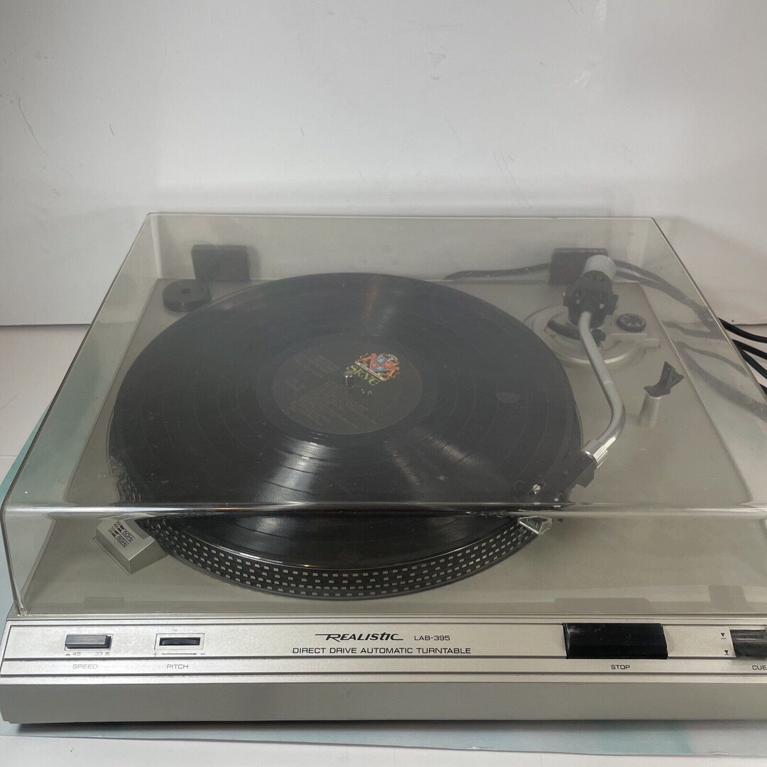 Realistic LAB-395 Direct Drive Silver Automatuc Turntable - Etsy