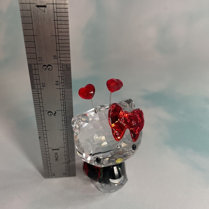 Swarovski Crystal Hello Kitty Ladybug Figurine CUTE - Etsy