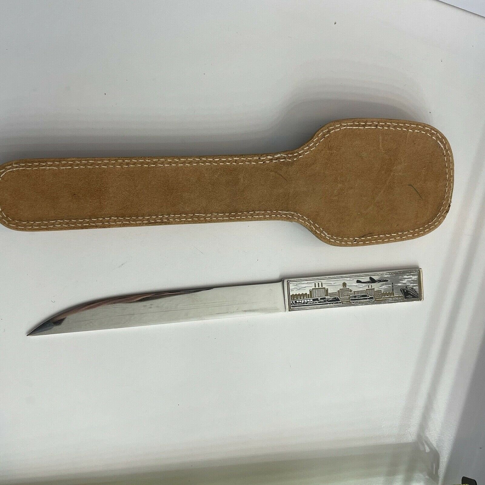 Vintage Solingen Germany Ruler / Letter Opener With Cowhide - Etsy