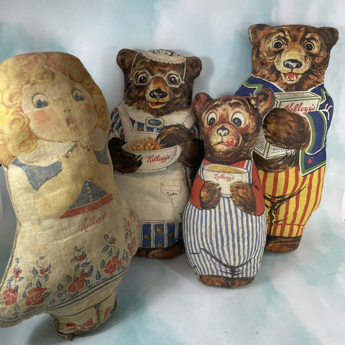 Antique Kellogs Goldilocks & the 3 Bears Advertising - Etsy