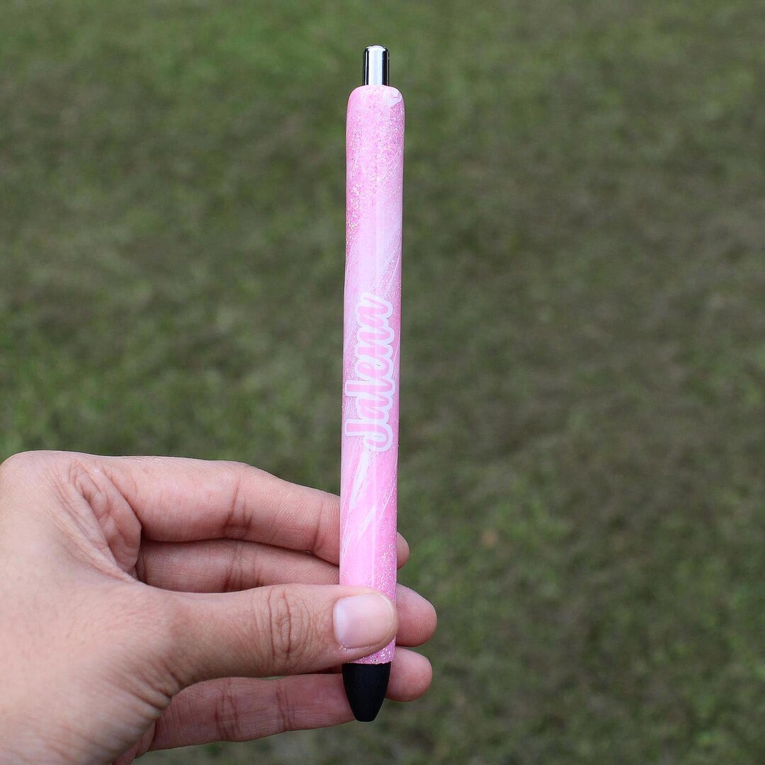 Light Pink Milky Way Pen – Personalized Name Pen – Inkjoy Gel ...