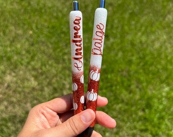 Fall Glitter Pens - Etsy