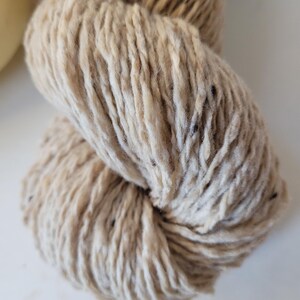 Sand Color-tweed DK Yarn in Merino Wool and Alpaca for Sweaters, Hats ...