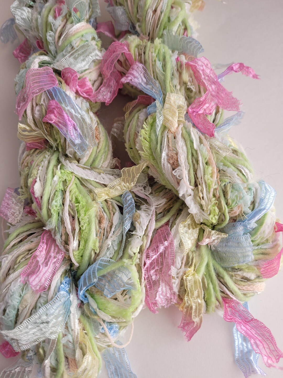 Azalea-novelty Yarn 50gr/35m Fiber Samples • Scrapbooking, Weaving ...