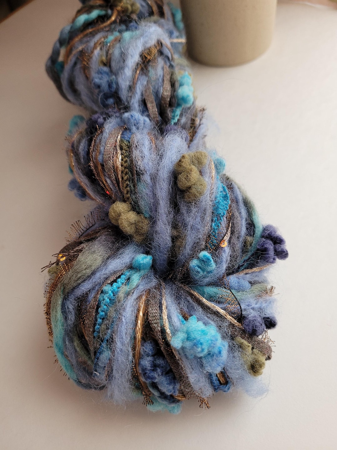Atlantis-novelty Yarn 50gr/fiber Samples • Scrapbooking, Weaving, Mixed ...