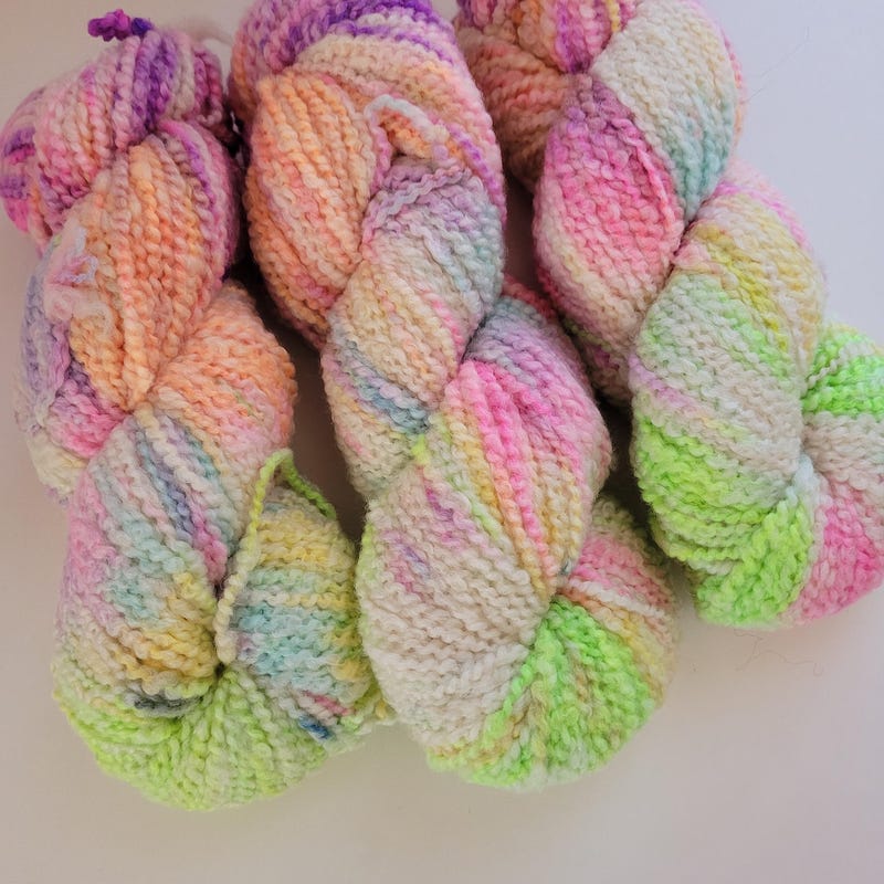 Sparkly Rainbow Yarn - Etsy