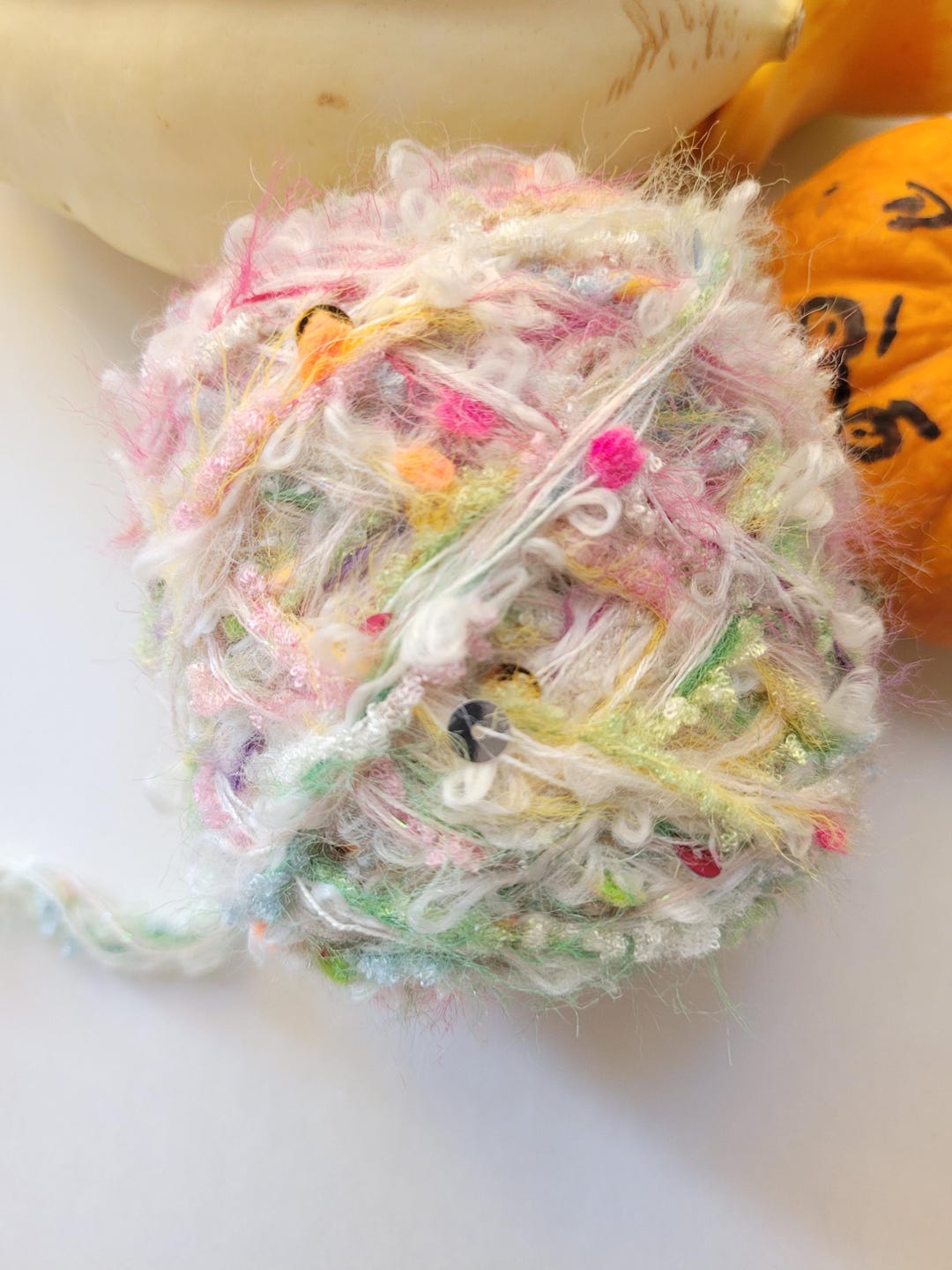 Colored Pencil-novelty Yarn 50gr/fiber Samples • Scrapbooking, Weaving ...