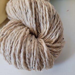 Sand Color-tweed DK Yarn in Merino Wool and Alpaca for Sweaters, Hats ...