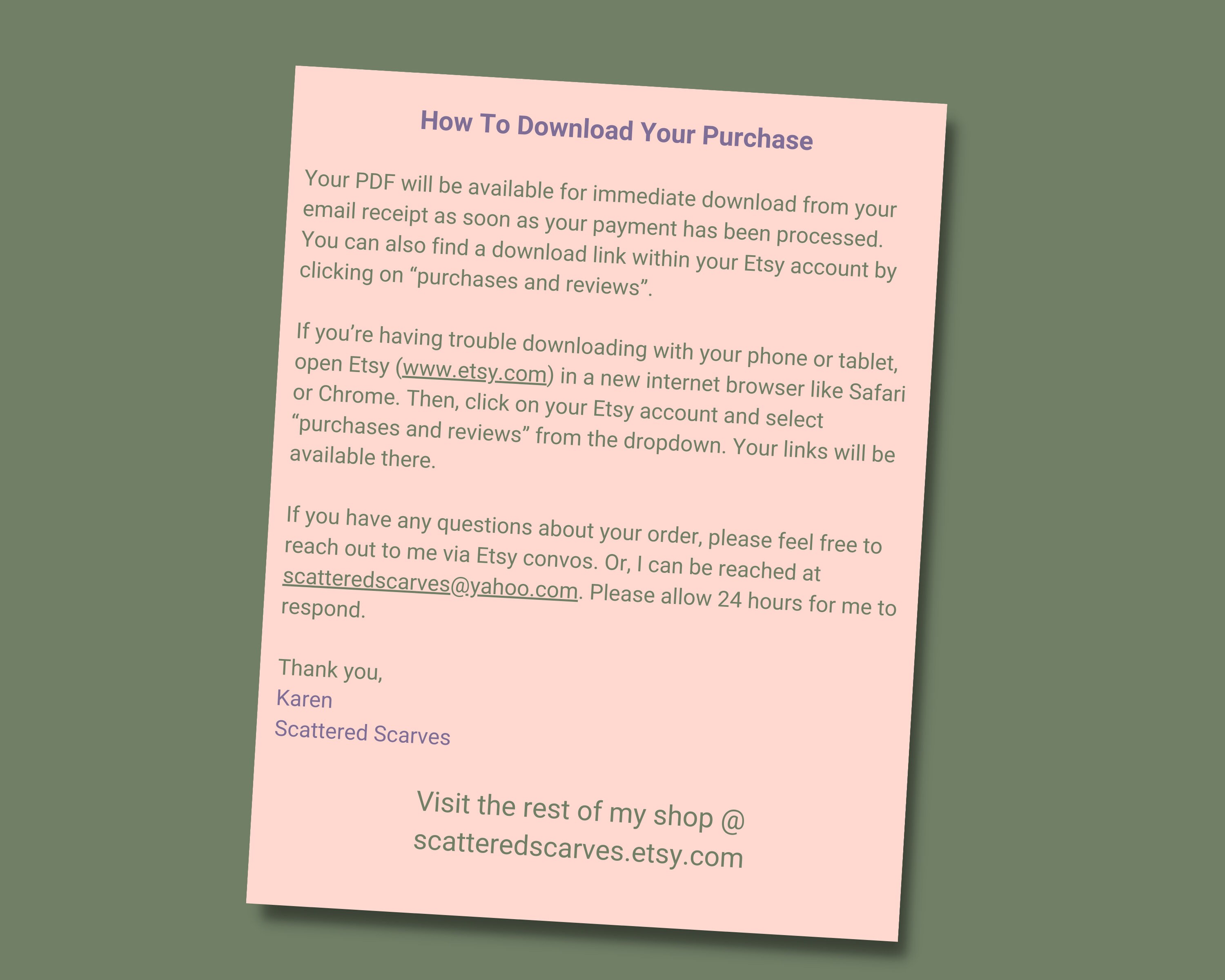 Printable Crochet Storage Labels for Project Management - Etsy