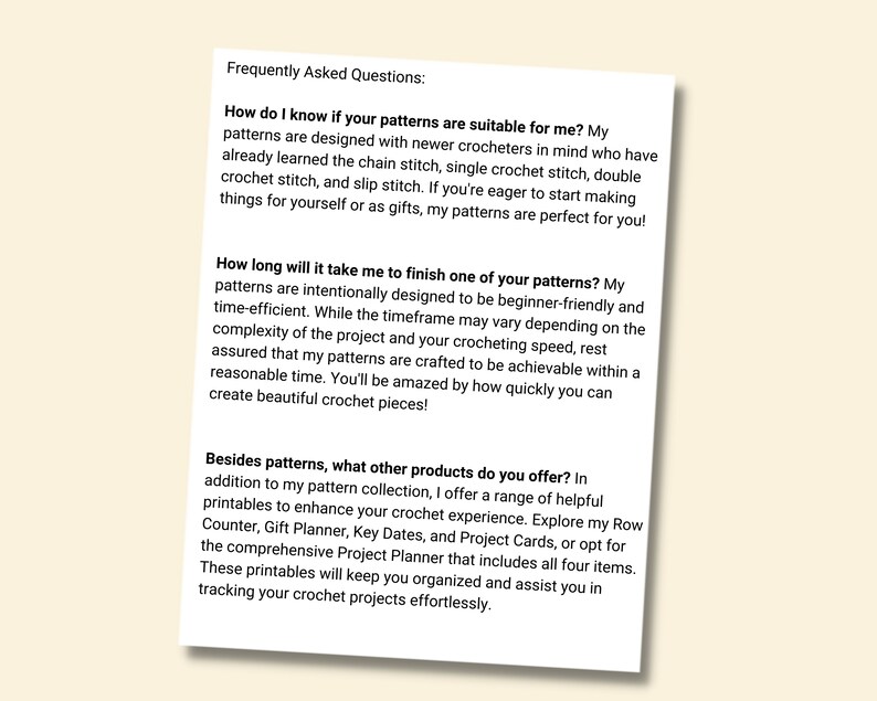 Crochet Labels Project Management Project Planner Craft - Etsy