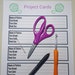 Crochet Labels Project Management Project Planner Craft - Etsy
