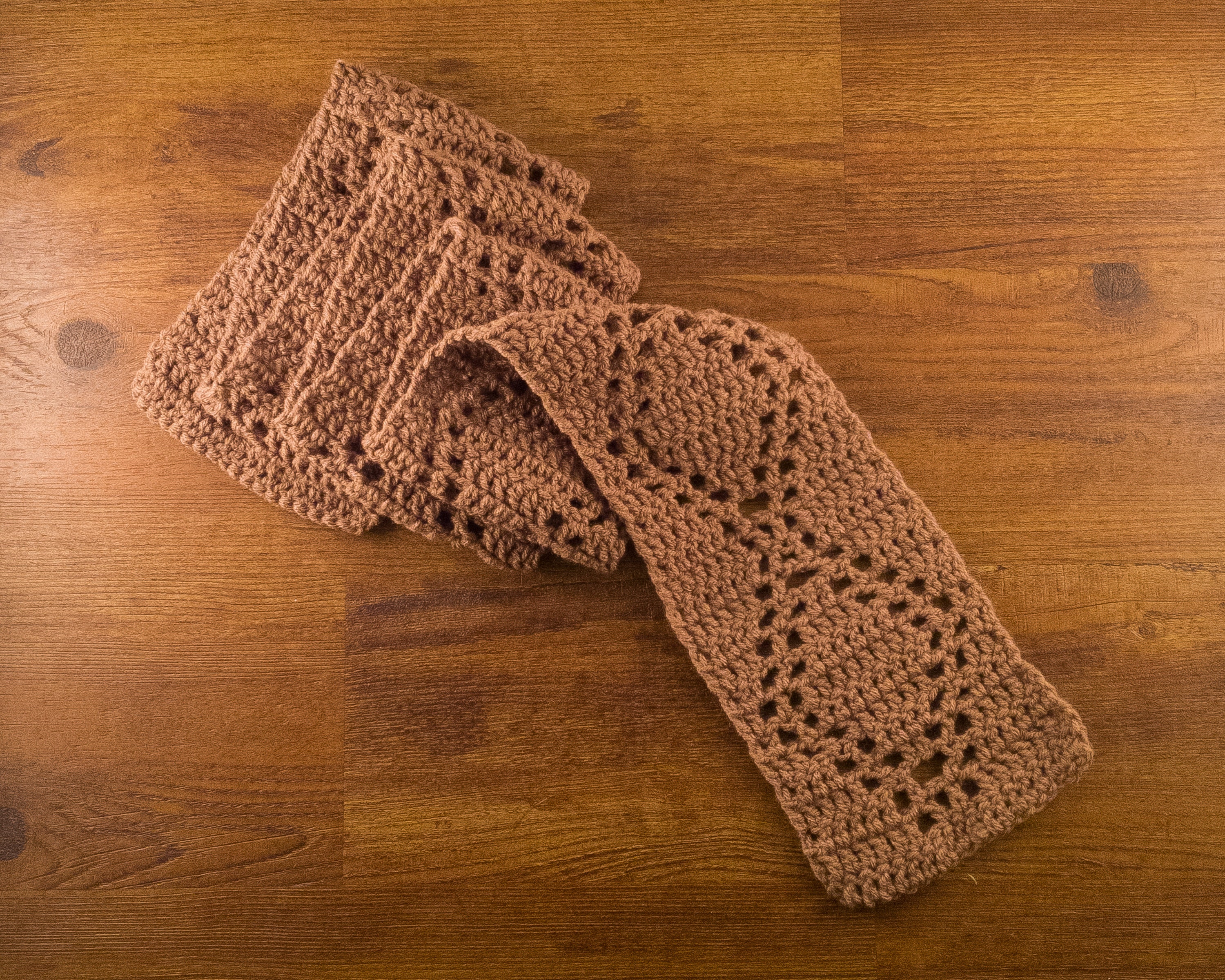 Diamond Scarf Crochet Pattern and Project Tracker, Do It Yourself ...