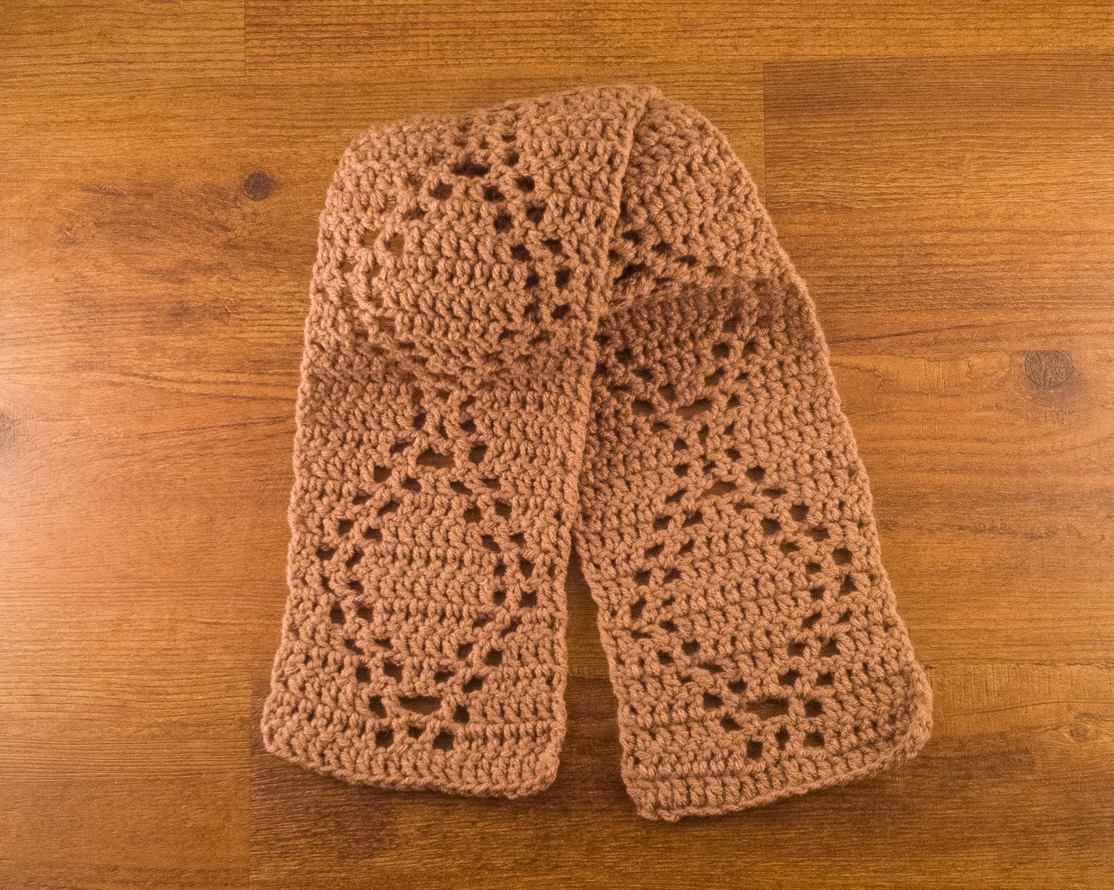 Diamond Scarf Crochet Pattern and Project Tracker, Do It Yourself ...