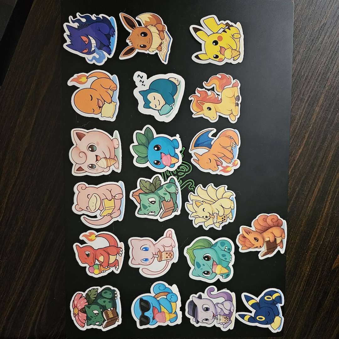Pokémon Stickers! Pokémon Look Alike Stickers, Tablet Stickers, Phone ...
