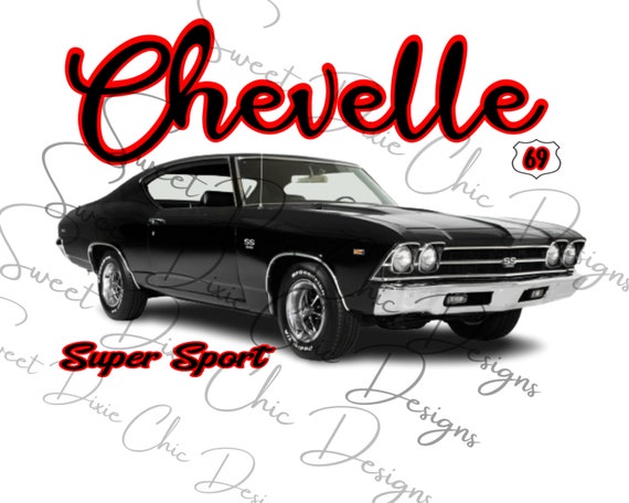1969 Chevy Chevelle SS Png | Etsy