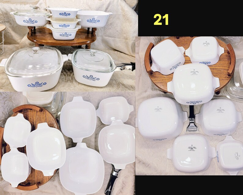 Vintage Blue Cornflower Corningware Circa 1958-1986 - Etsy