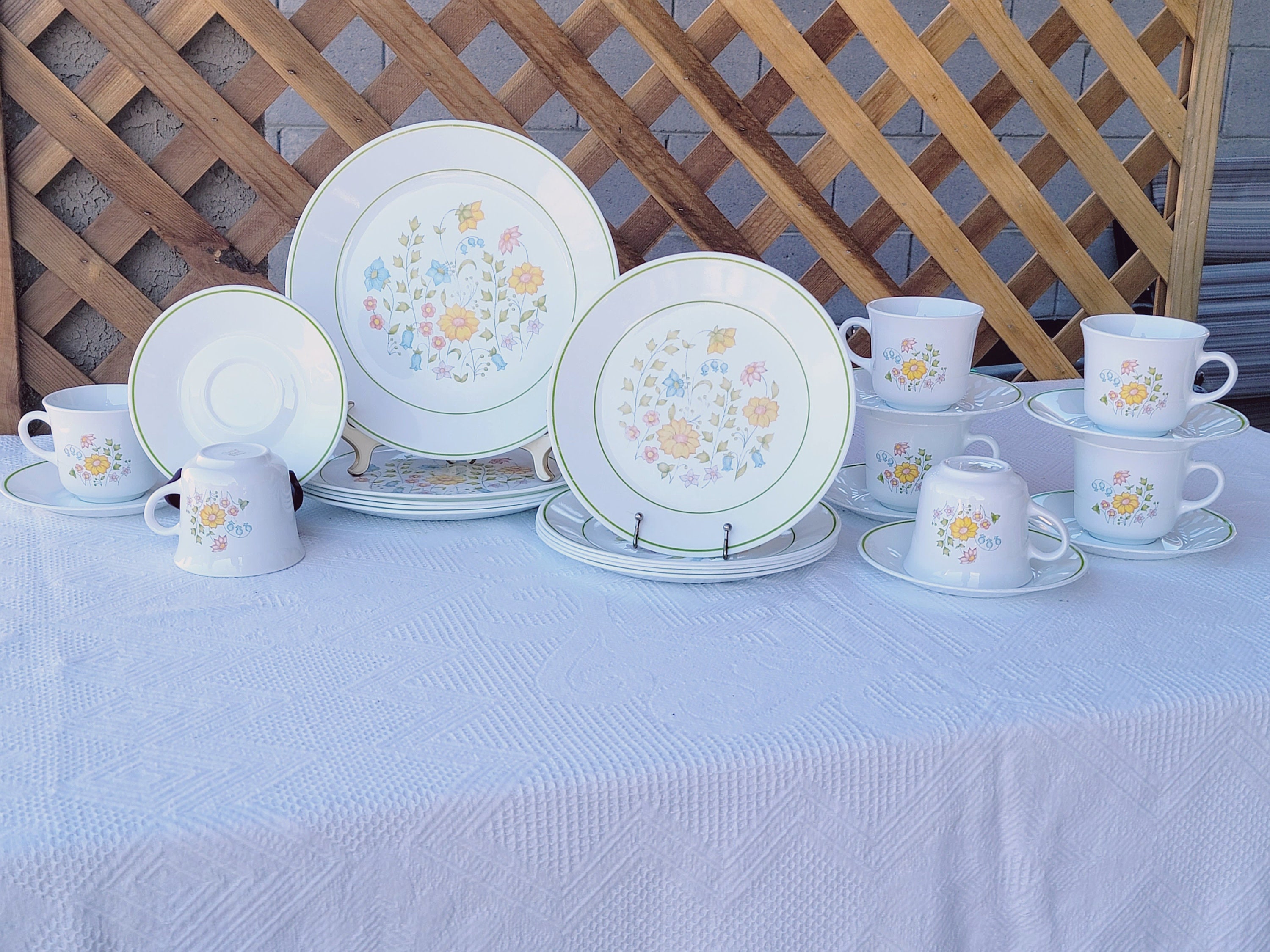 Corelle Spring Meadow 24-piece Dinnerware Set 5 - Etsy