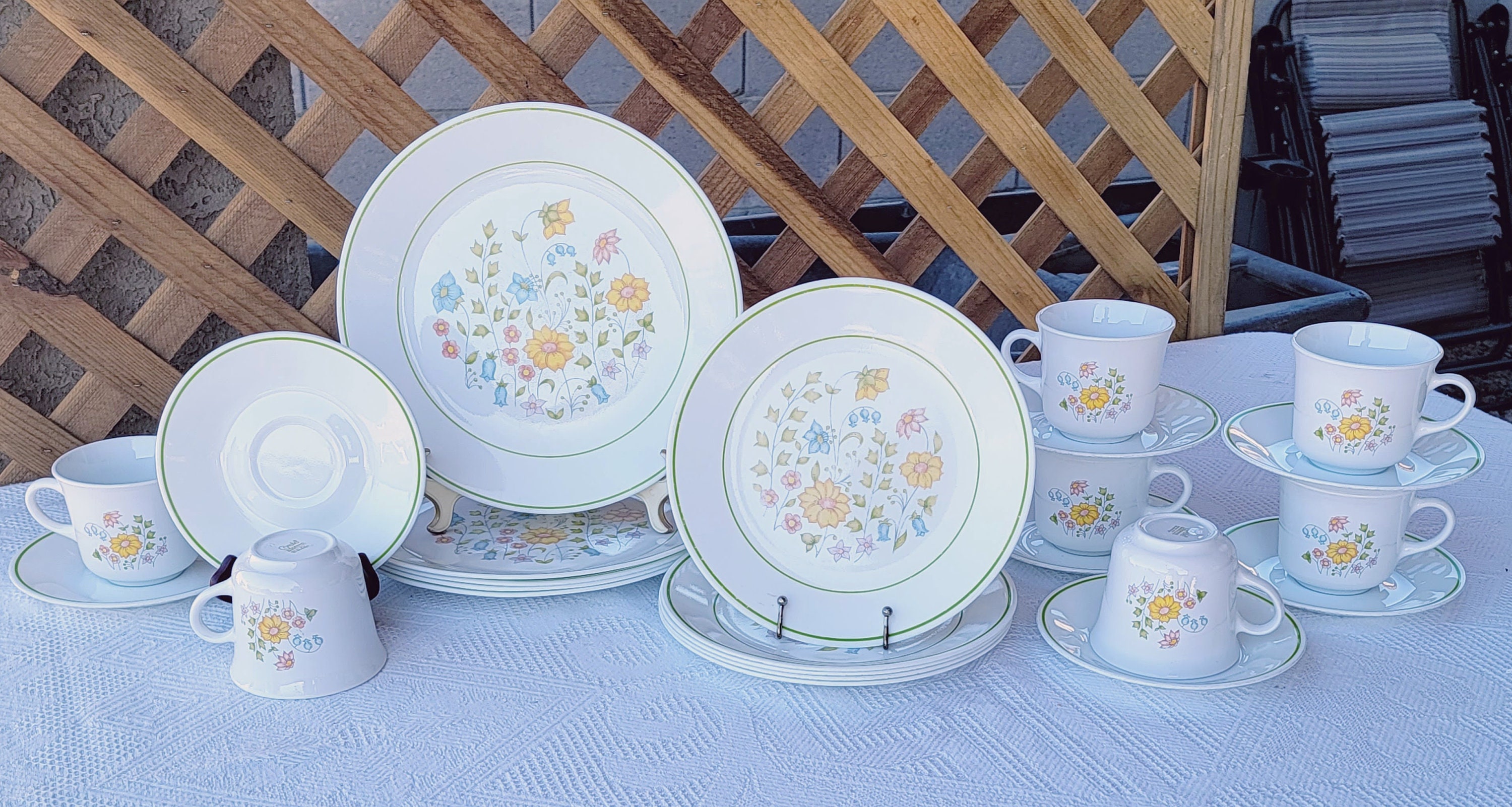 Corelle Spring Meadow 24-piece Dinnerware Set 5 - Etsy