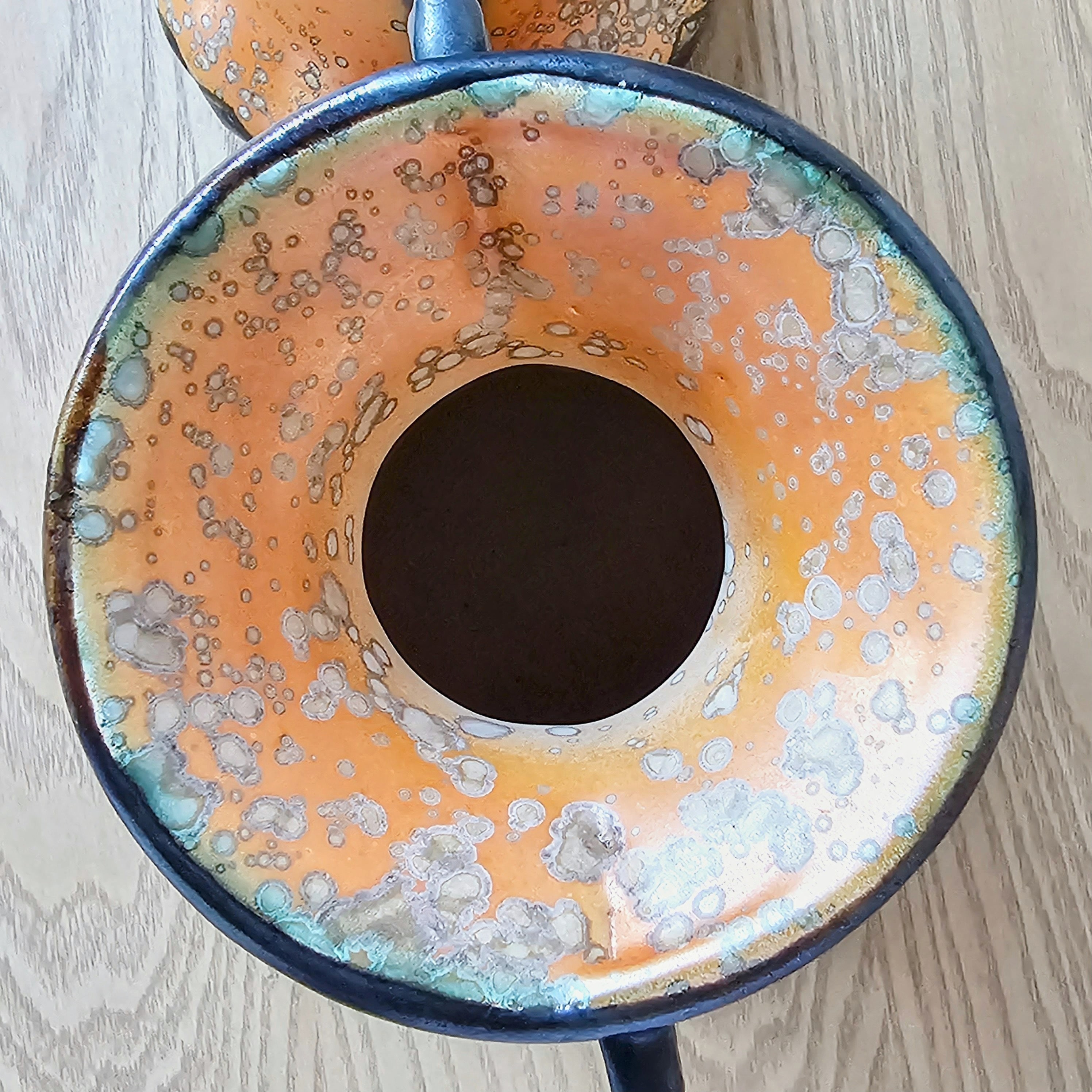 1930s Ditmar Urbach Orange Alienware Vases Set of 2 Czech - Etsy