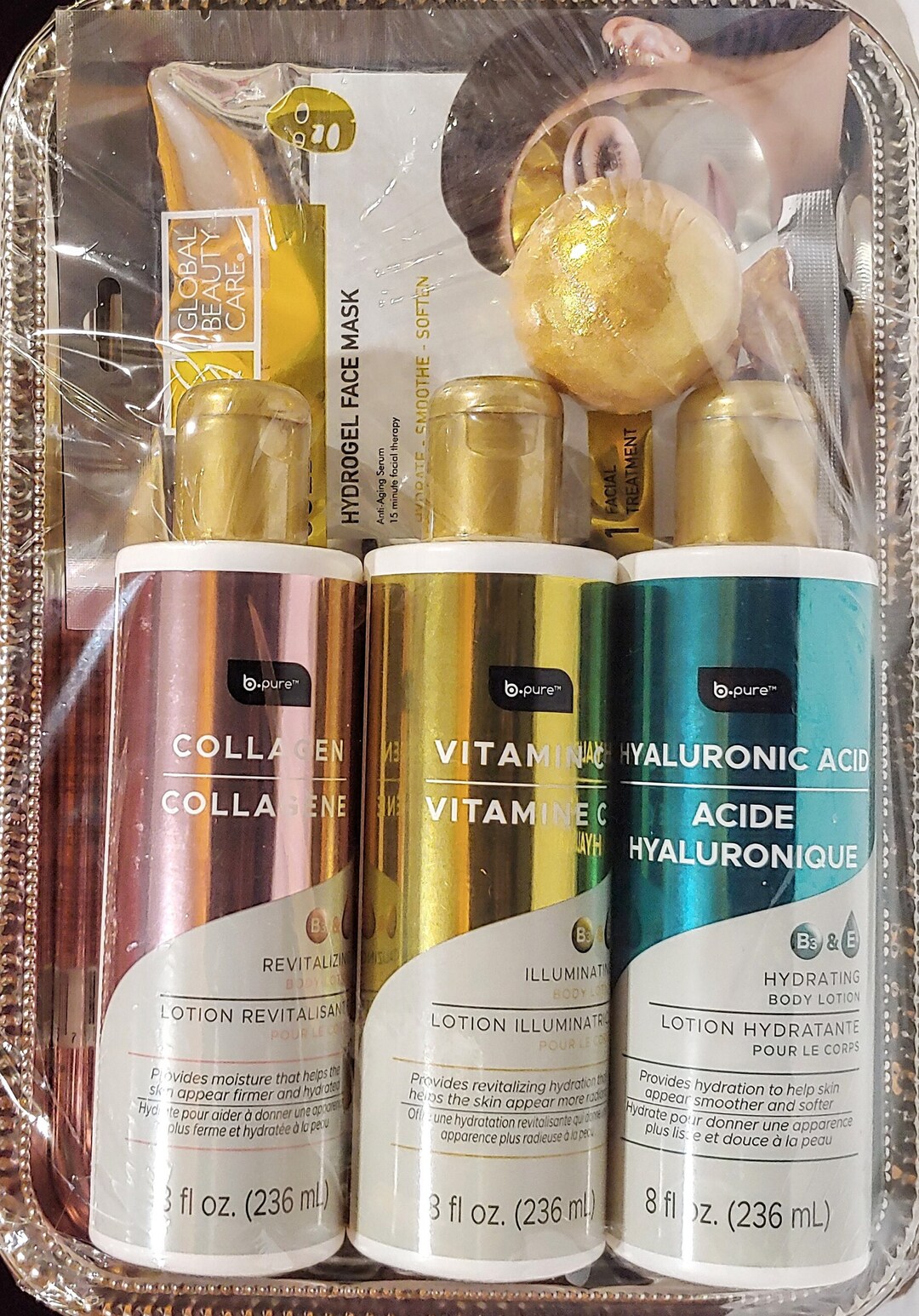 BODY/SKIN/FACIAL Beauty Care Gift Set (includes 3 Body & Skin Lotions ...