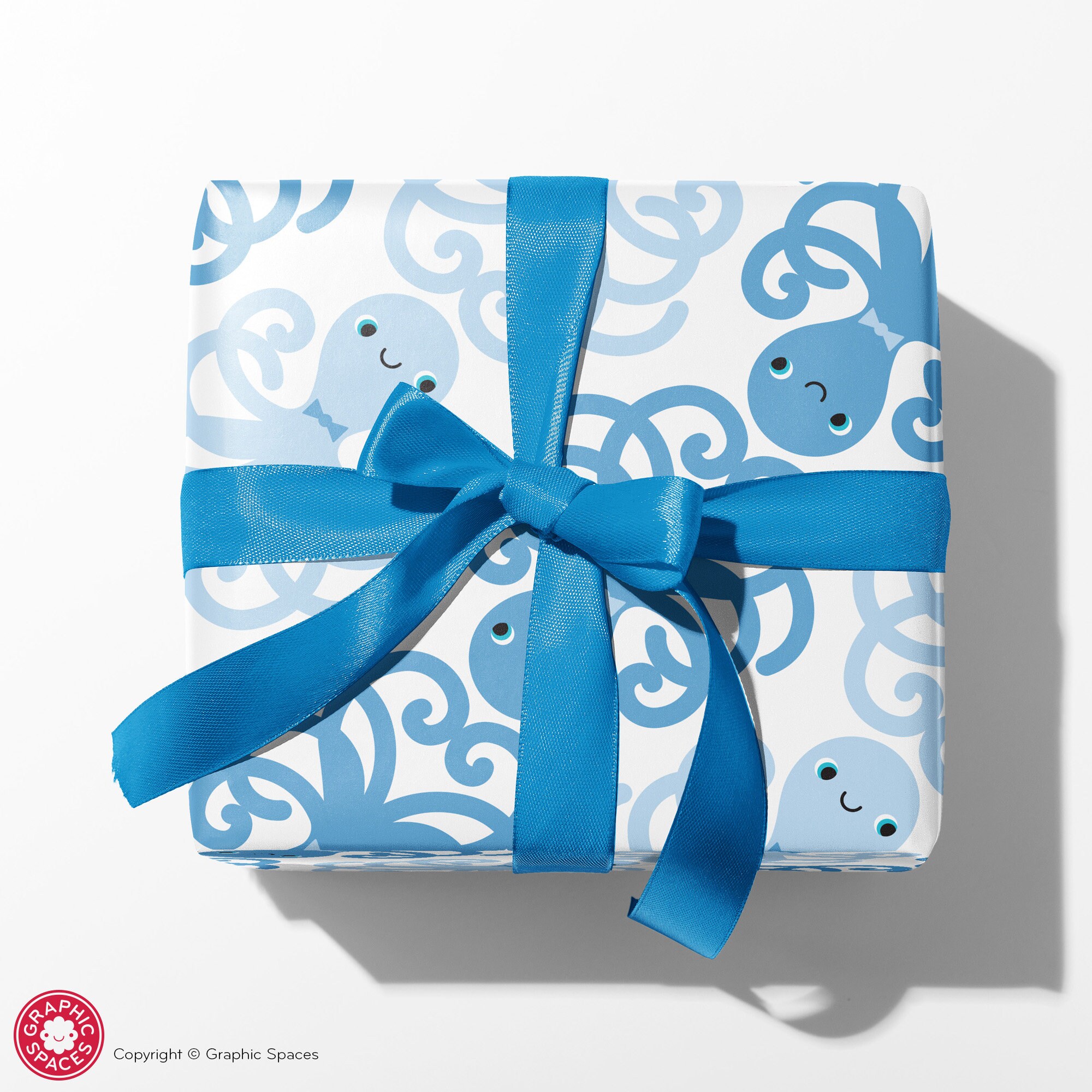 Octopus Wrapping Paper, Under the Sea, Ocean Birthday, Baby Shower ...