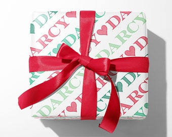 Name Wrapping Paper Personalized Custom Gift Wrap Baby | Etsy