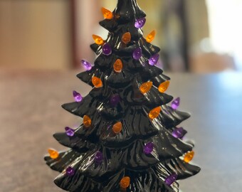 Halloween Ceramic Tree - Etsy