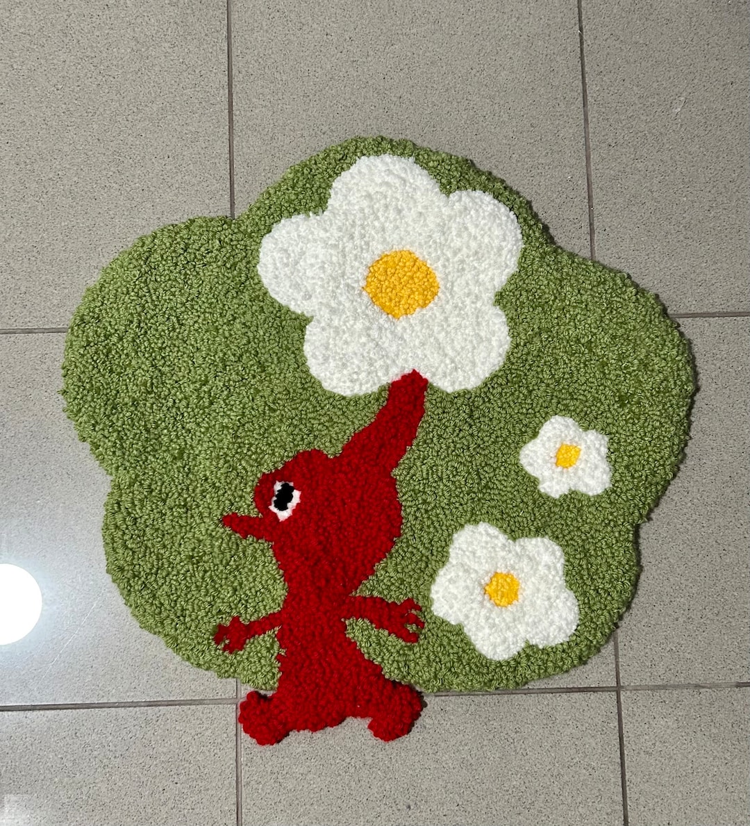 Pikmin Needle Punched Rug - Etsy