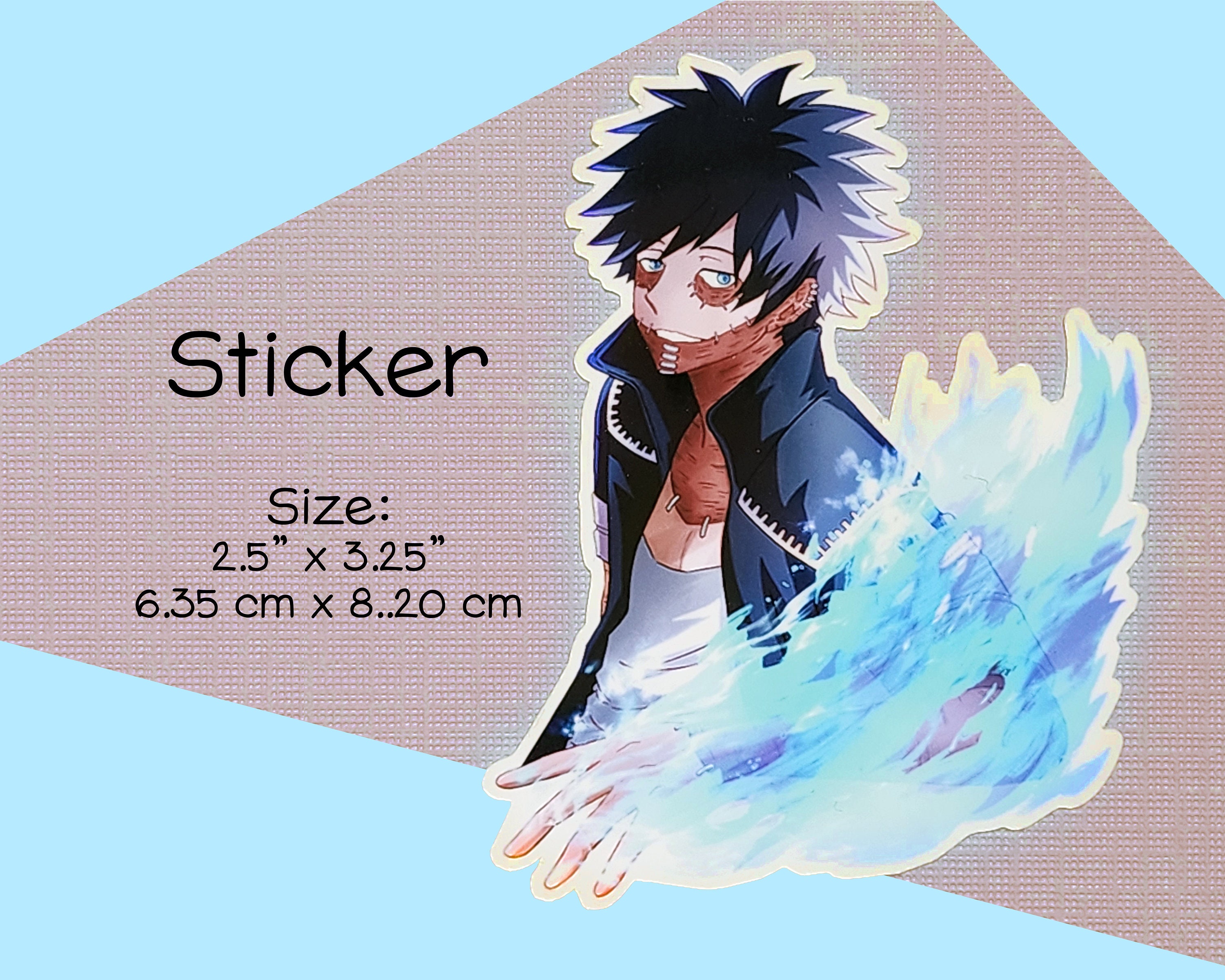 MHA Sticker & Art Print Anime Sticker Anime Art Print Fanart Hero ...