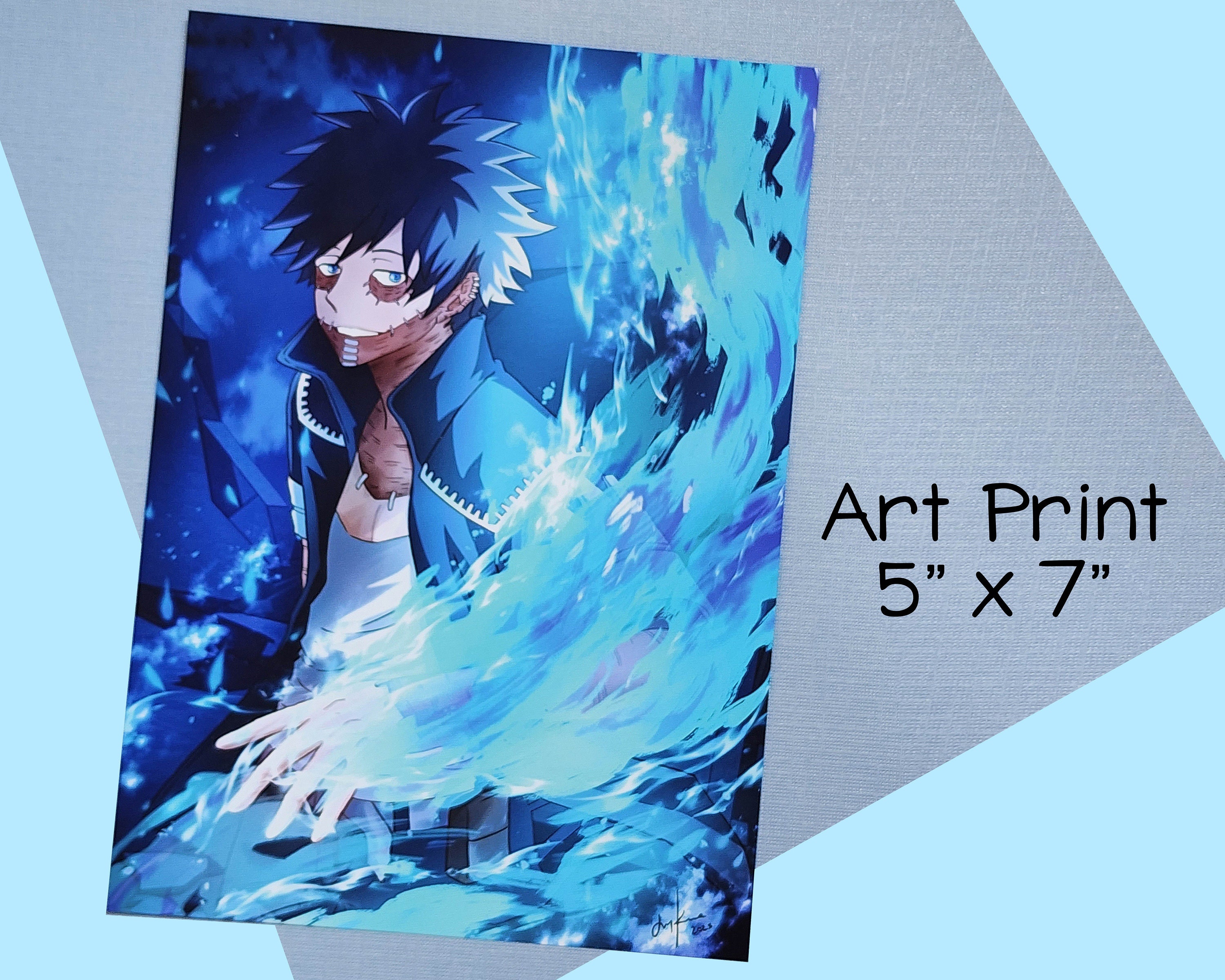 MHA Sticker & Art Print Anime Sticker Anime Art Print Fanart Hero ...