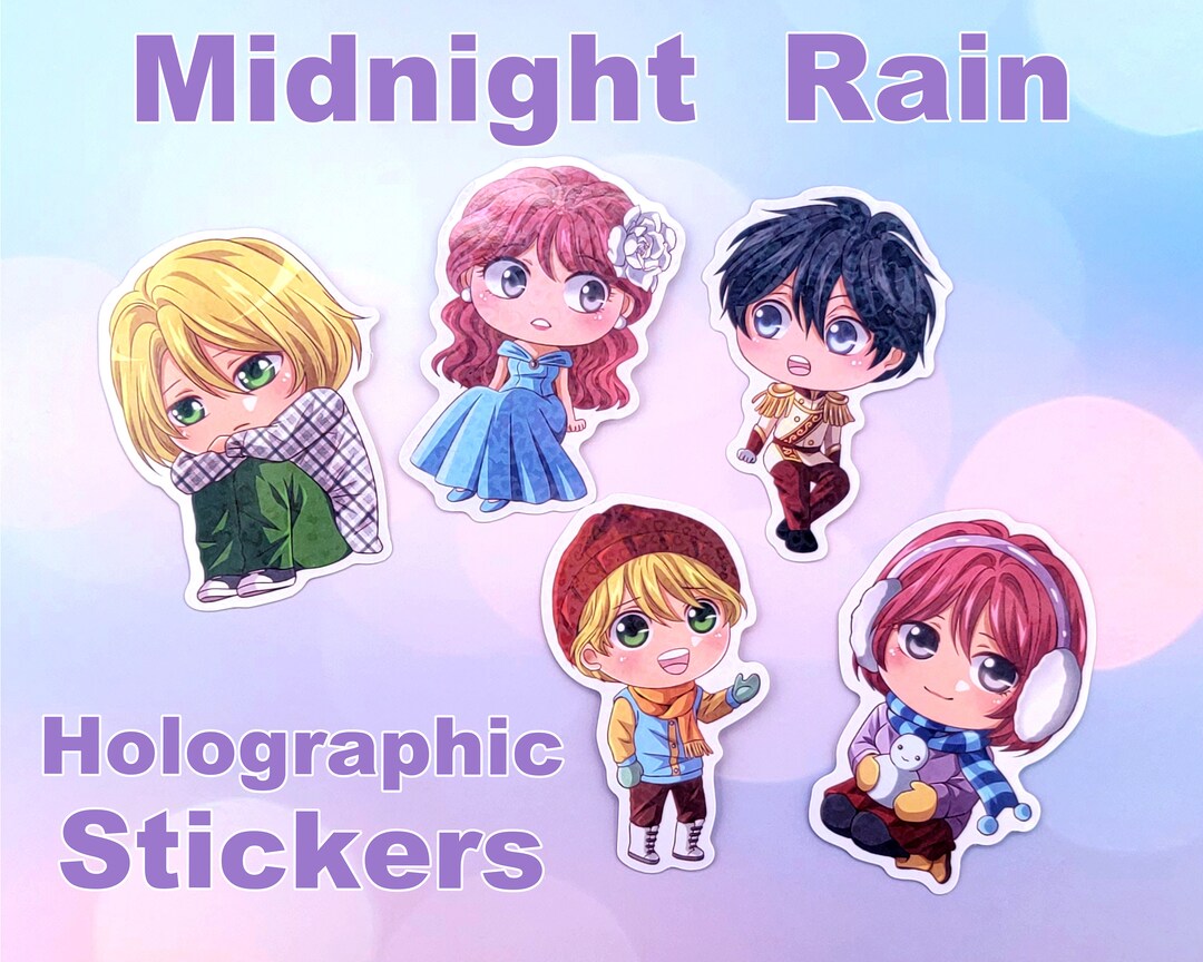 Midnight Rain Holographic Stickers Blade Sticker Noemi Sticker Soren ...