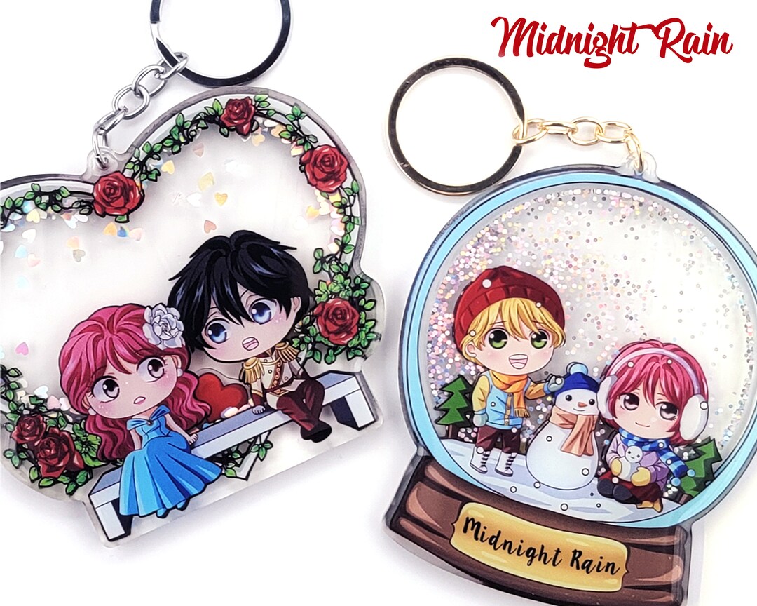 Midnight Rain Shaker Keychain Blade Keychain Noemi Keychain Soren ...
