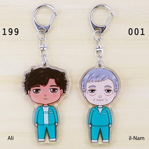 SG Keychain Acrylic Charm K-drama Keyring Korean Drama Sticker Sheets ...