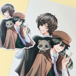 BSD Sticker & Art Print Anime Sticker Anime Art Print Lykune - Etsy