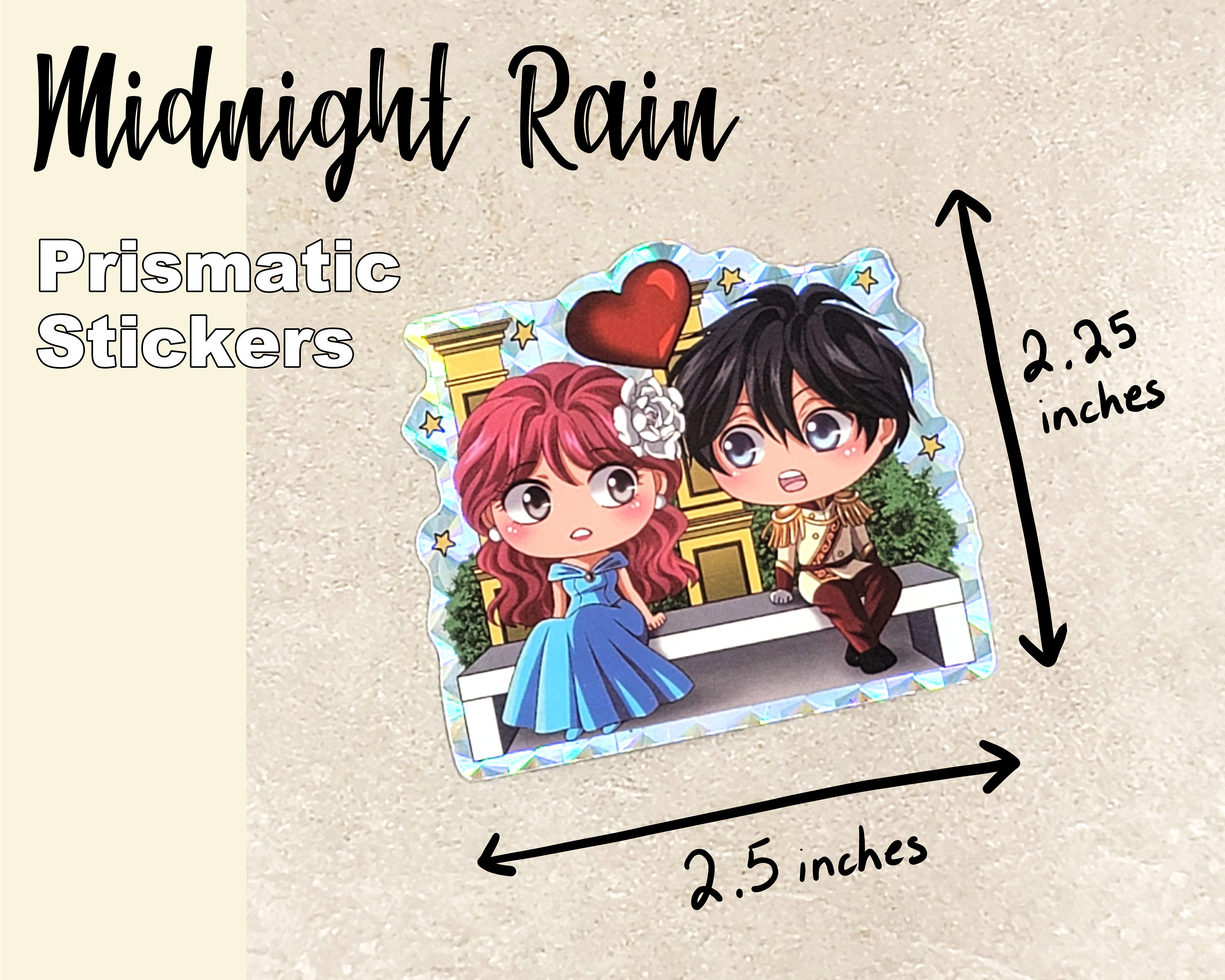 Midnight Rain Prismatic Sticker Blade Sticker Noemi Sticker Soren ...