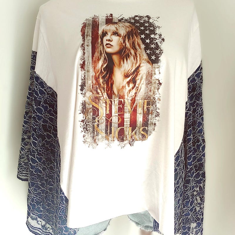 Stevie Nicks Upcycled Top - Etsy