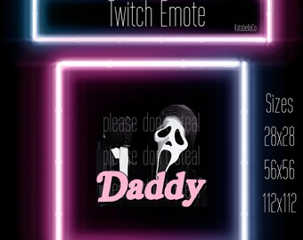 Ghostface Wazzup Emote for Twitch and Discord - Etsy