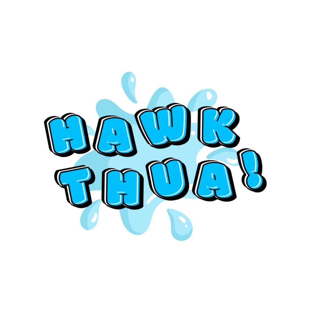 Hawk Thua Digital Sticker Funny Comic Art Print Instant Download PNG ...