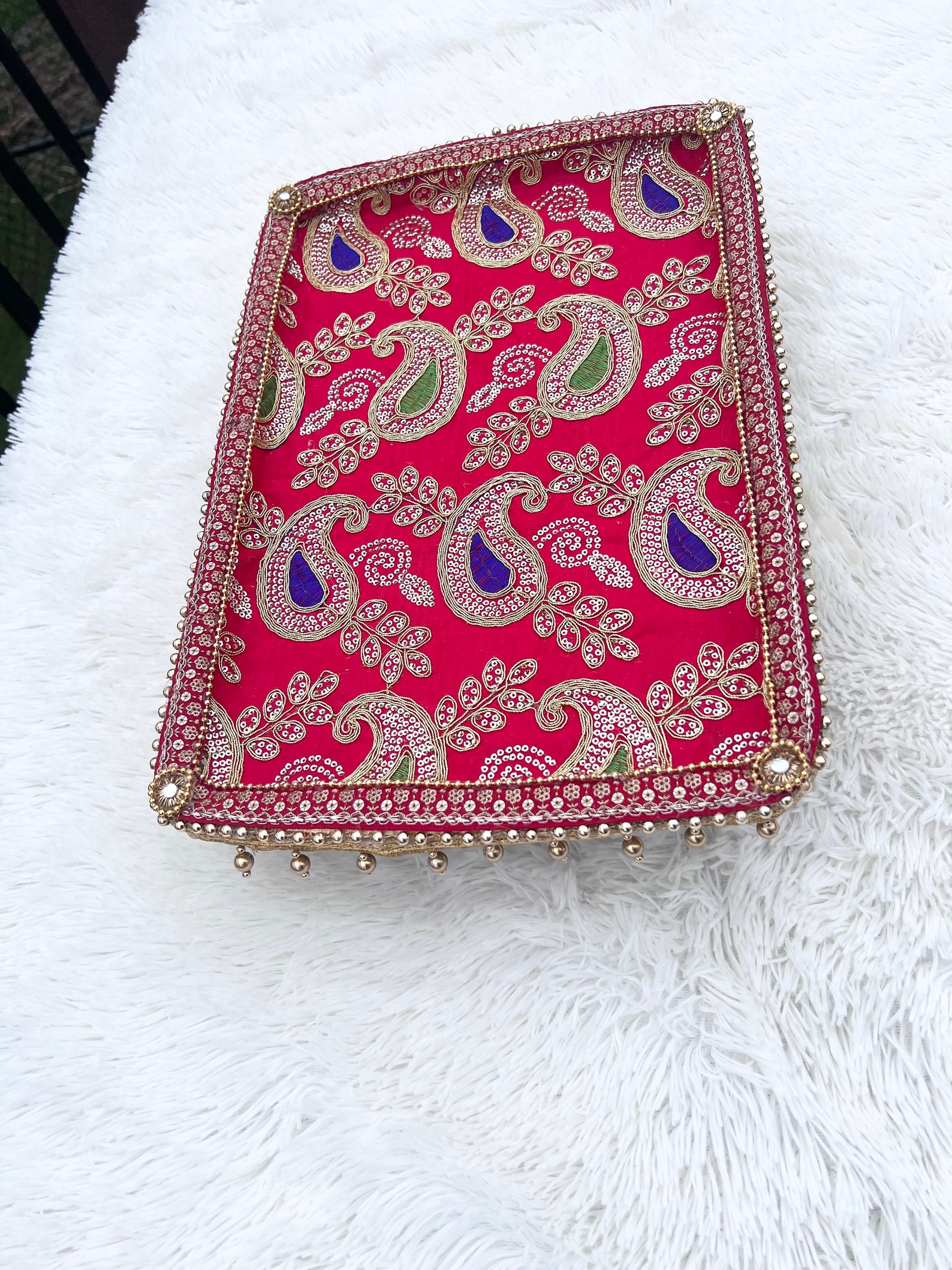 RED Indian Wedding Tray, Henna Cones Tray, Indian Wedding Decor, Mehndi ...